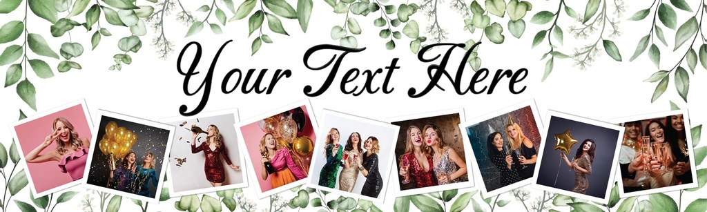 Personalised Hen Do Banner - Bride To Be - 9 Photo Upload | Cool Hippo