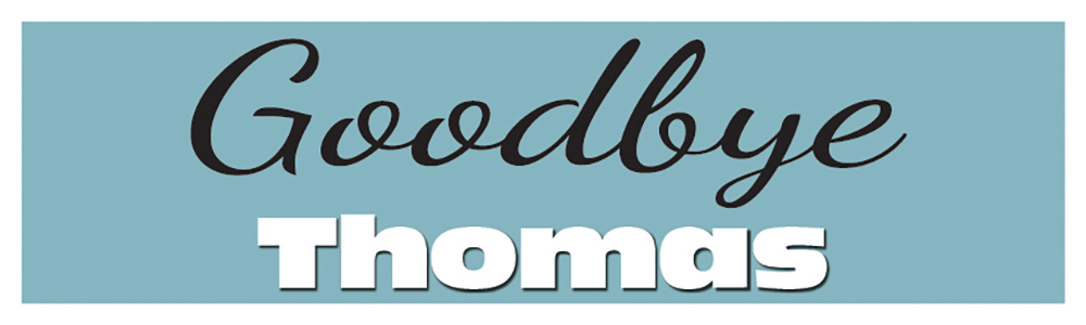 Personalised Goodbye Banner - Blue - Custom Name | Cool Hippo